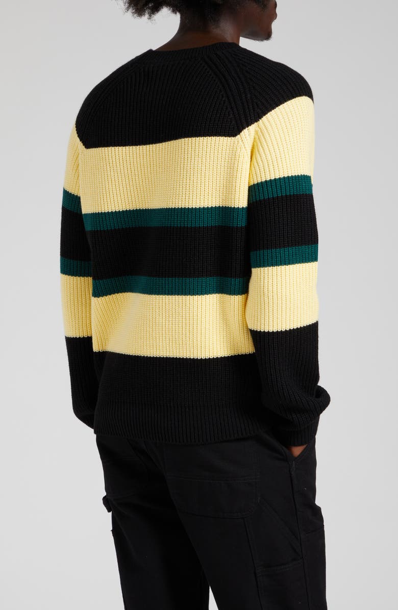 Noon Goons Phat Budde Stripe Logo Embroidered Sweater | Nordstromrack