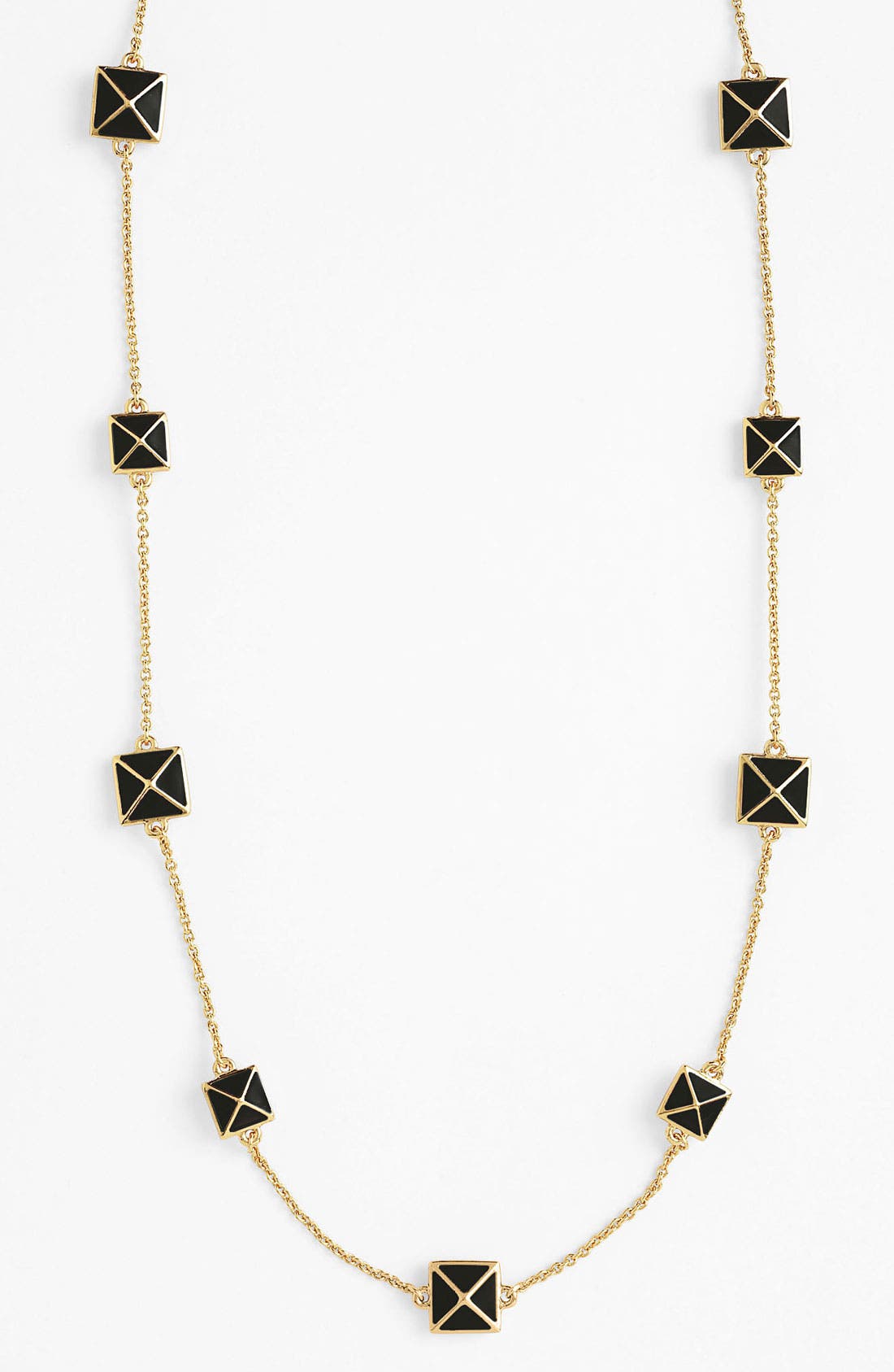 Kate Spade New York 'locked in' long pyramid necklace | Nordstrom