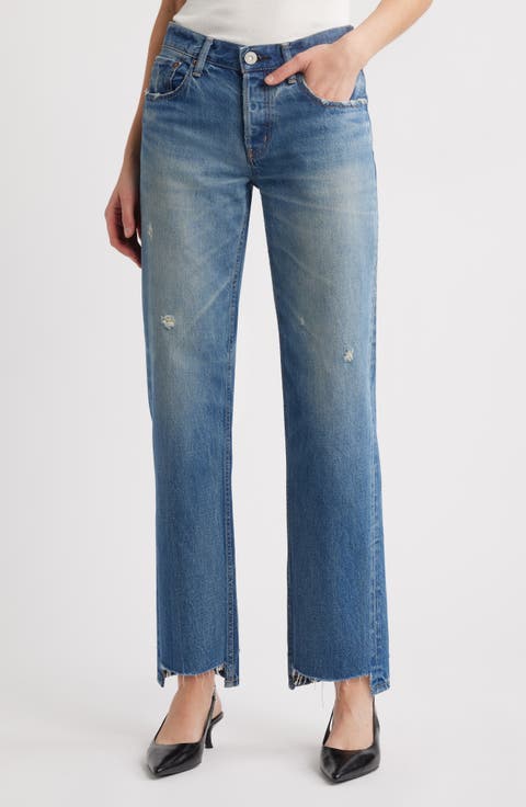 Women's MOUSSY VINTAGE Straight-Leg Jeans | Nordstrom Women's MOUSSY VINTAGE Straight-Leg Jeans | Nordstrom