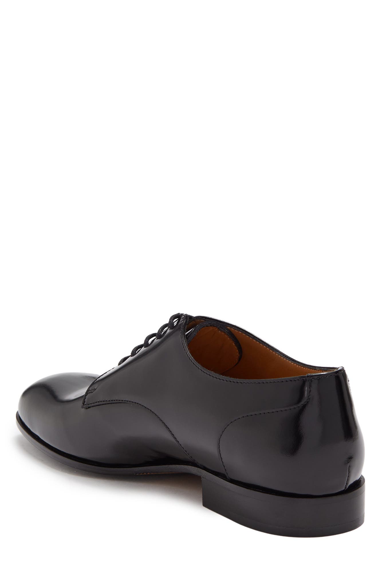 Valentino Garavani Valentino Plain Toe Patent Leather Derby (Men ...