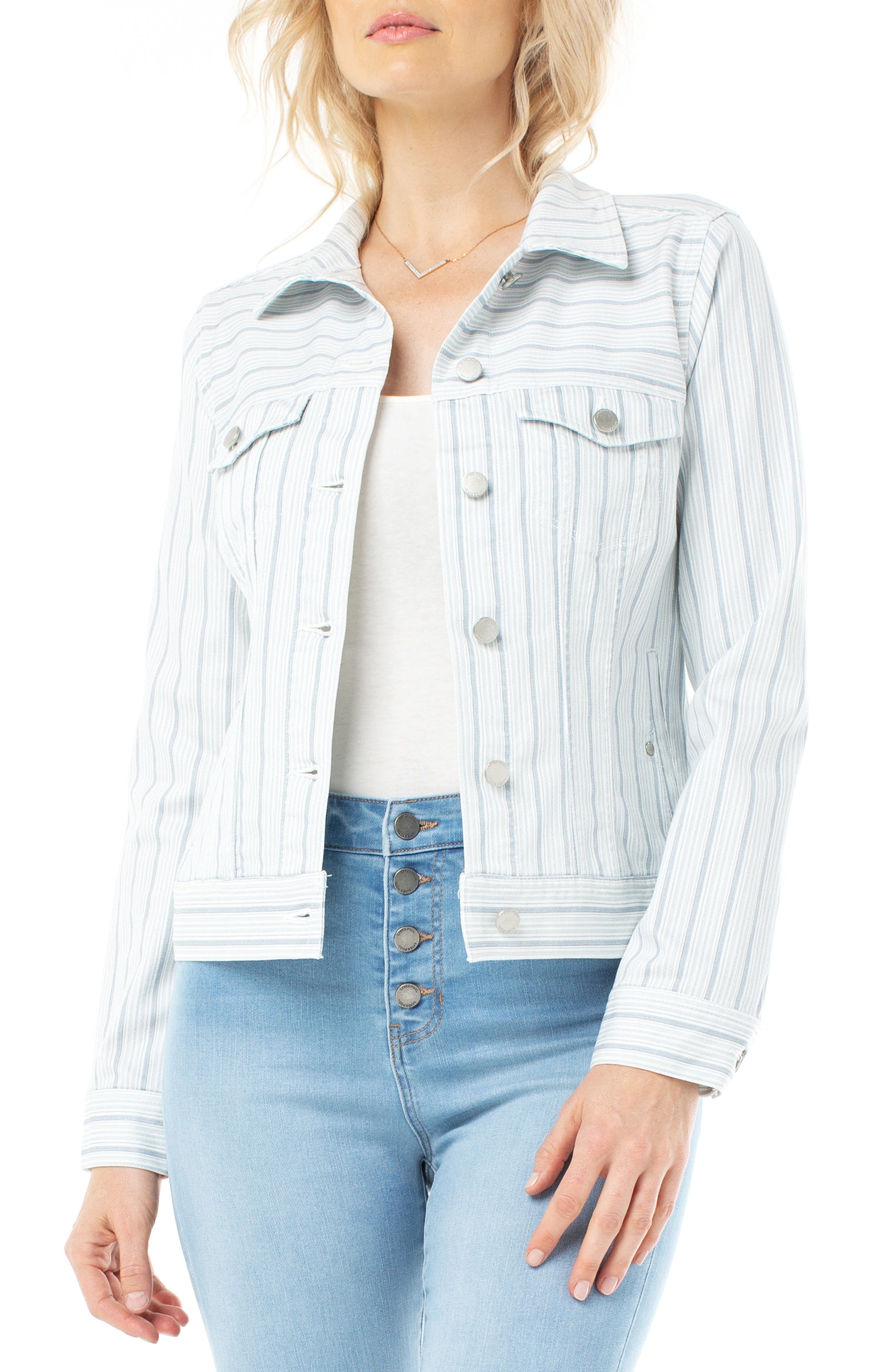 Liverpool Los Angeles Liverpool Denim Trucker Jacket | Nordstrom