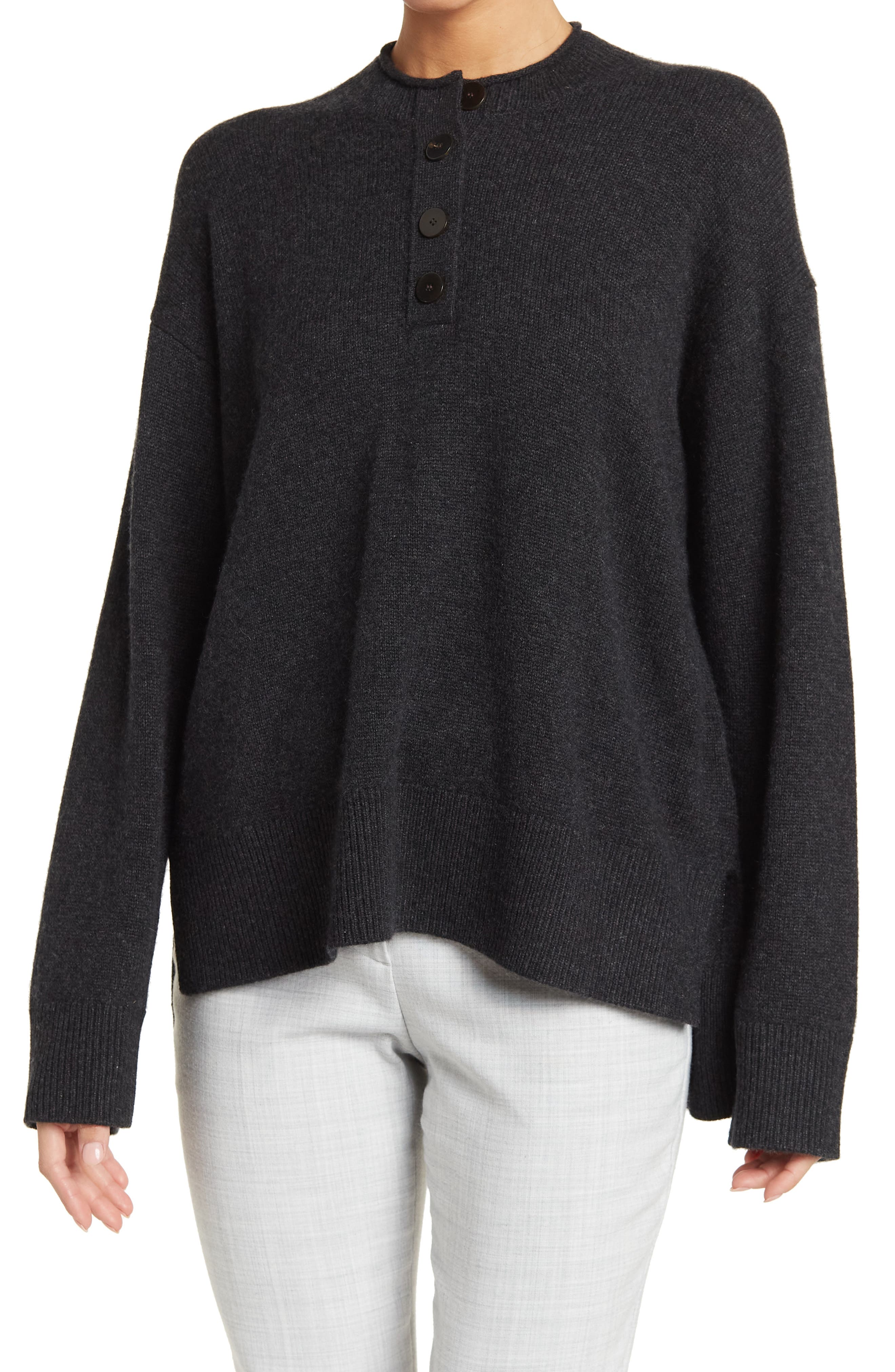 Theory Button Up Cashmere Sweater | Nordstromrack