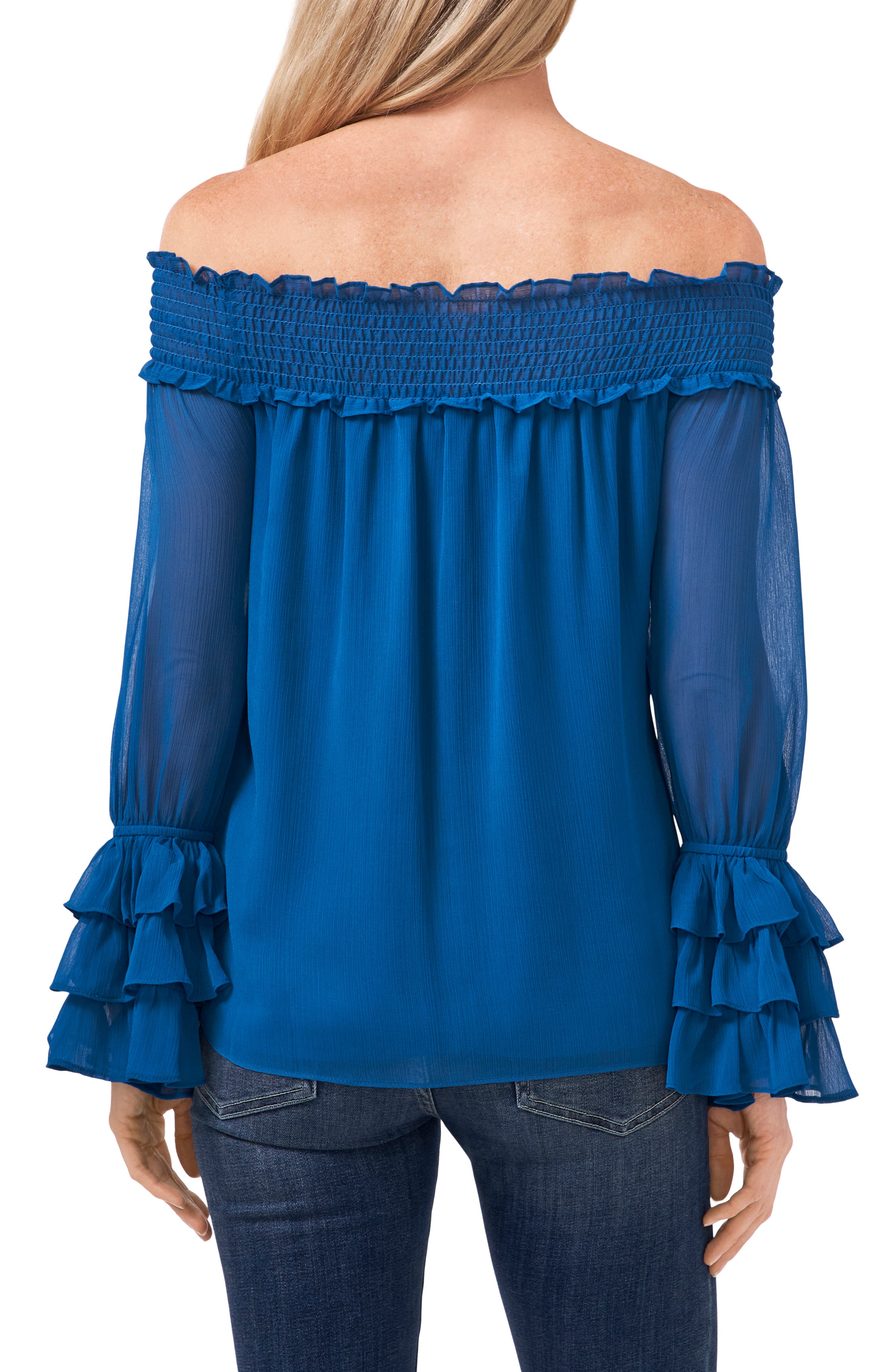 CeCe Off the Shoulder Ruffle Cuff Blouse | Nordstrom