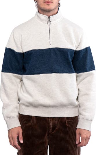 Round Two Cursive Quarter ZIp Top | Nordstromrack