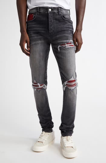 AMIRI MX1 Rip & Repair Skinny Jeans | Nordstrom