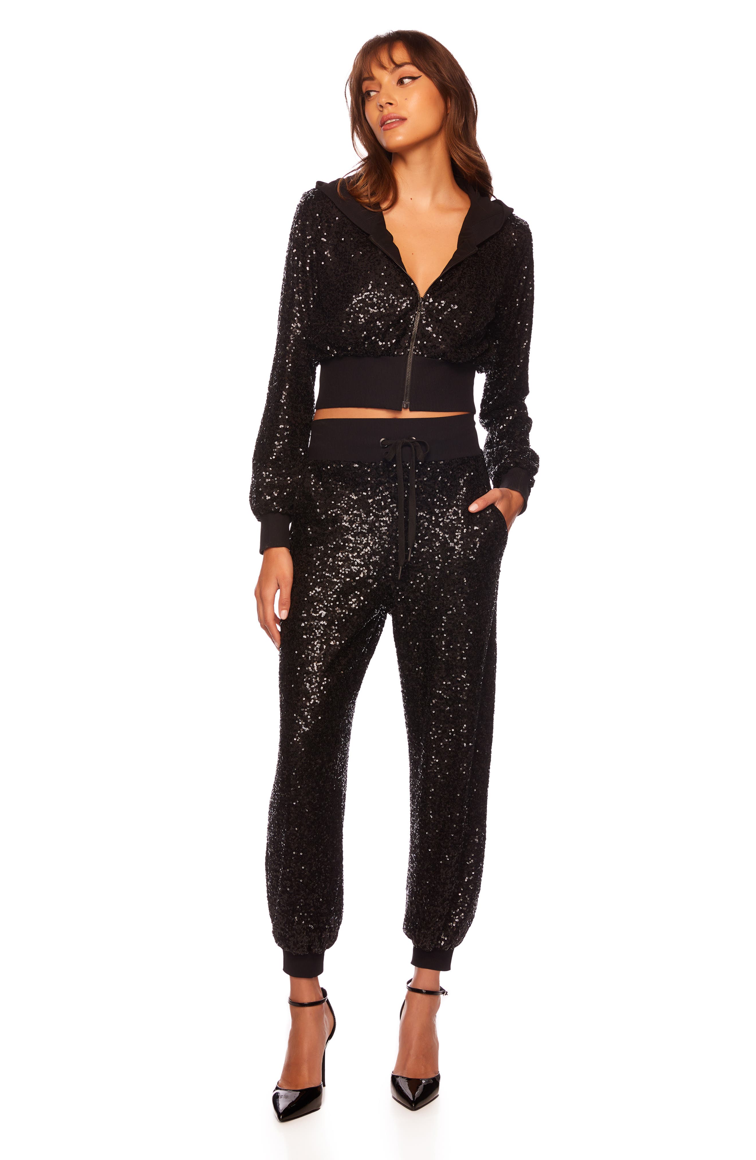 Susana Monaco Sequin Joggers | Nordstrom