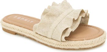 Esprit Annie Ruffle Slide Sandal (Women) | Nordstromrack
