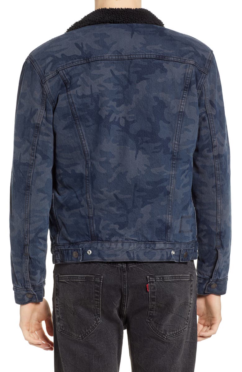 Levi's® x Justin Timberlake Faux Shearling Collar Trucker Jacket ...