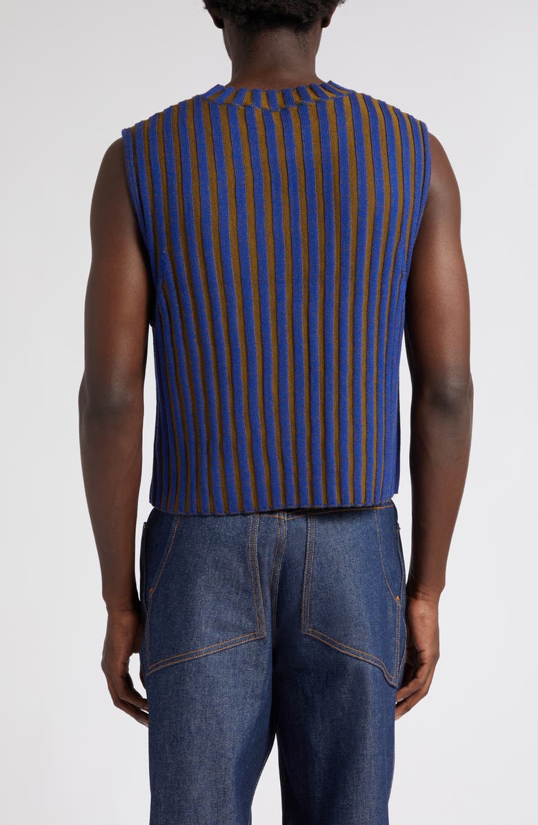 Eckhaus Latta Keyboard Ribbed Wool Sweater Vest | Nordstromrack