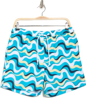 Original Penguin Print Swim Trunks | Nordstromrack
