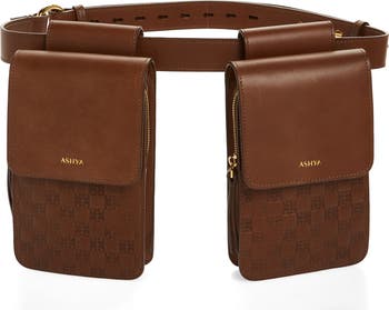 ASHYA Heritage Multi Pouch Leather Belt Bag | Nordstrom
