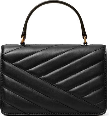 Tory Burch Mini Kira Chevron Quilted Leather Top Handle Tory Burch Mini Kira Chevron Quilted Leather Top Handle