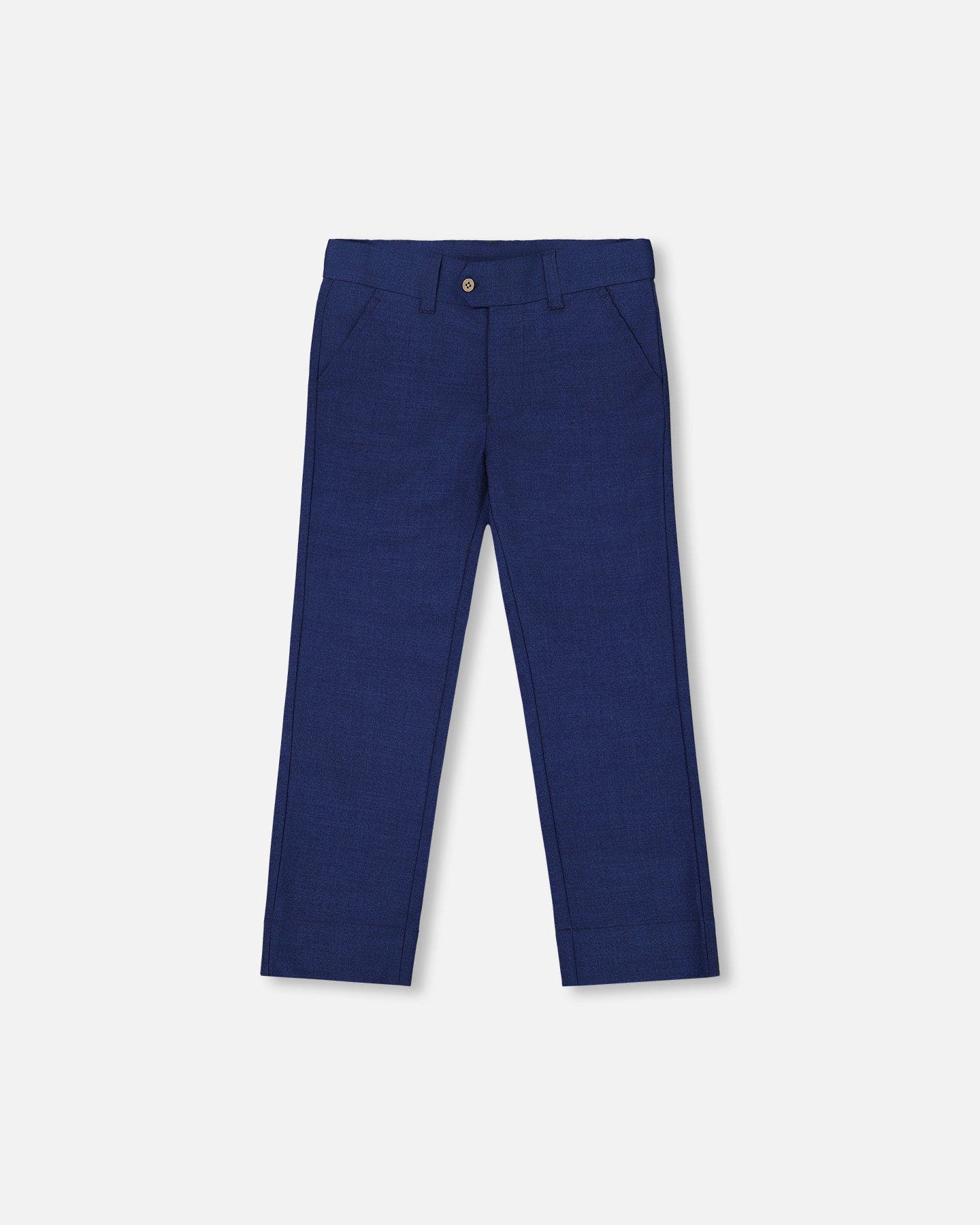 Deux par Deux Boy's Slant Pocket Pants Navy Blue | Nordstrom