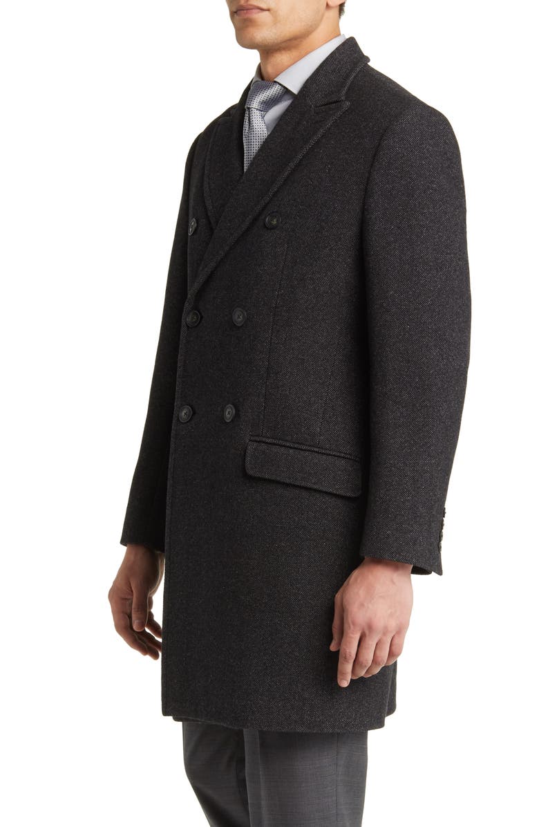 Hart Schaffner Marx Albright Wool Blend Topcoat | Nordstromrack
