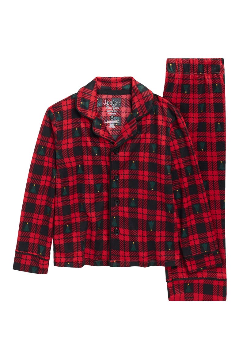 Kids' Matching Family Christmas Tree Plaid Two-Piece Pajamas (Women ...