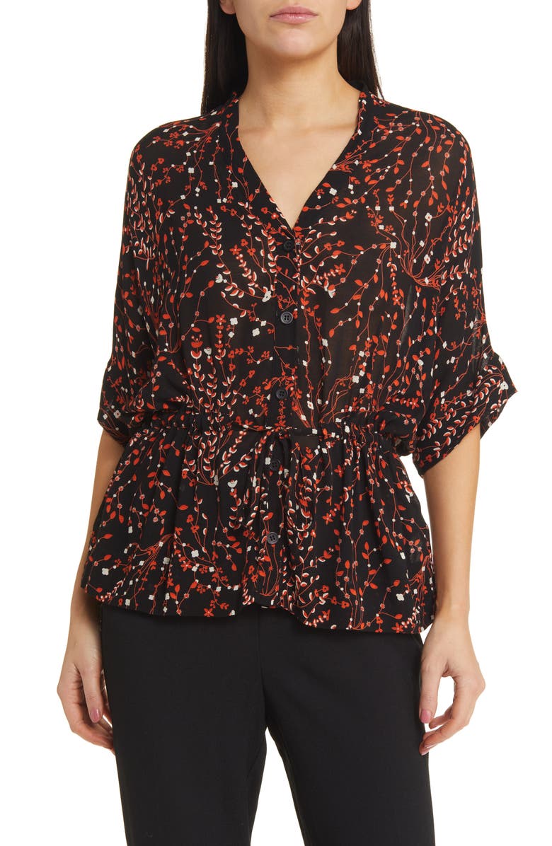 Masai Copenhagen Irekana Floral Top | Nordstromrack