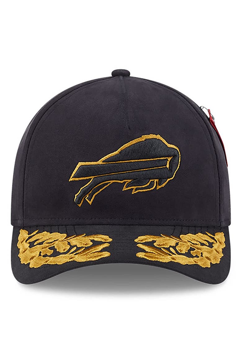 Men's New Era x Alpha Industries Black Buffalo Bills A-Frame 9FORTY ...