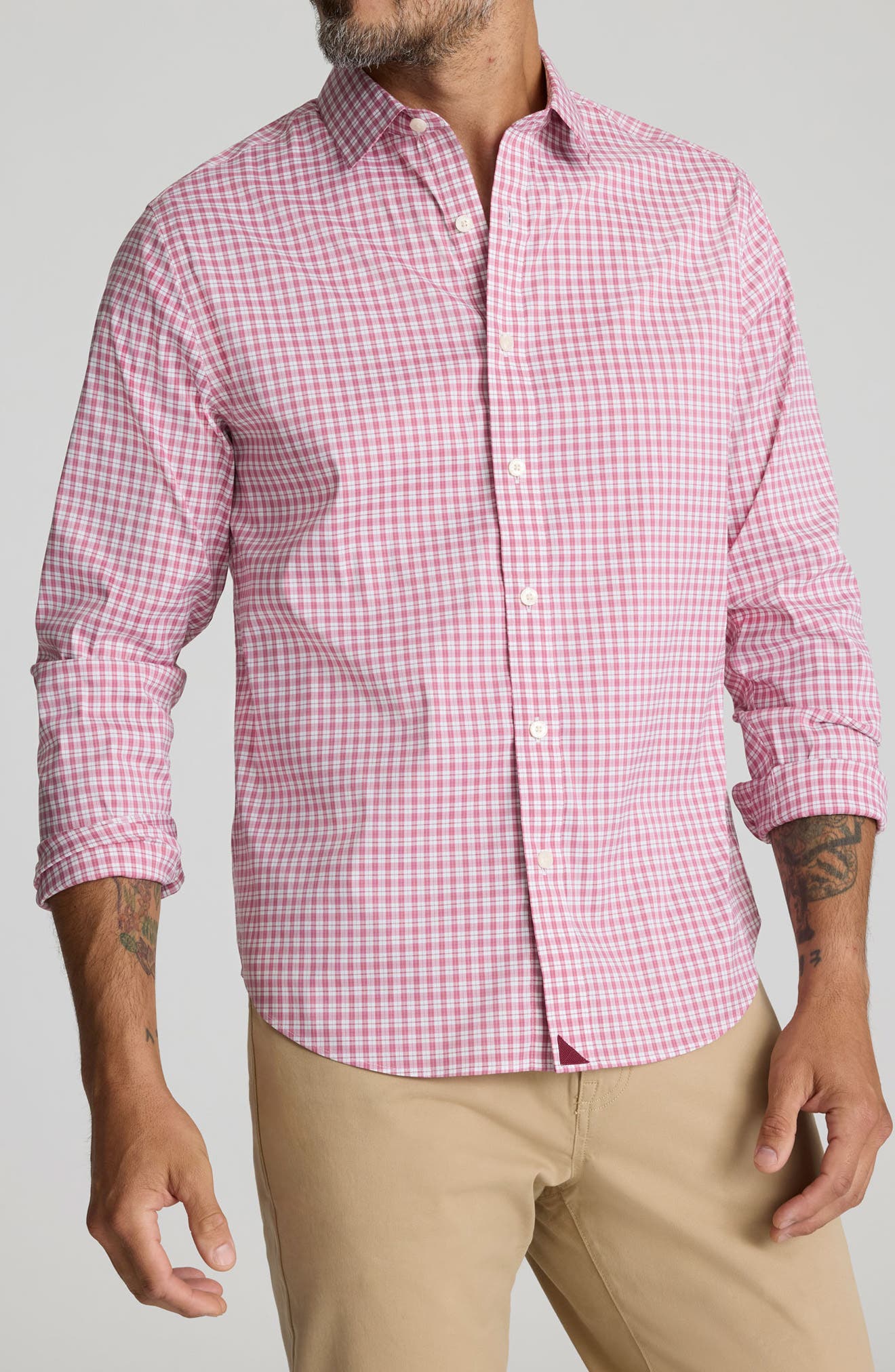 UNTUCKit Kaiser Performance Button-Up Shirt | Nordstrom