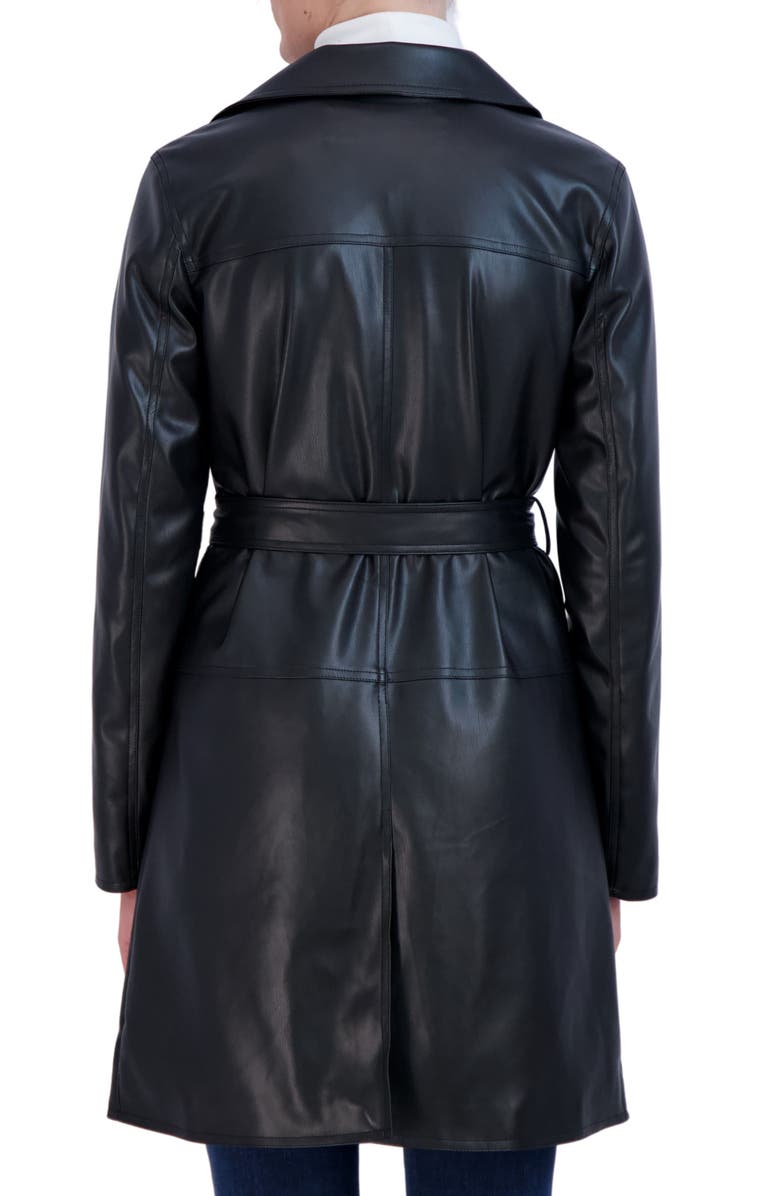 Sebby Faux Leather Trench Jacket | Nordstromrack