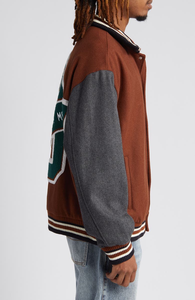 DIET STARTS MONDAY Wings Wool Blend Varsity Jacket | Nordstrom