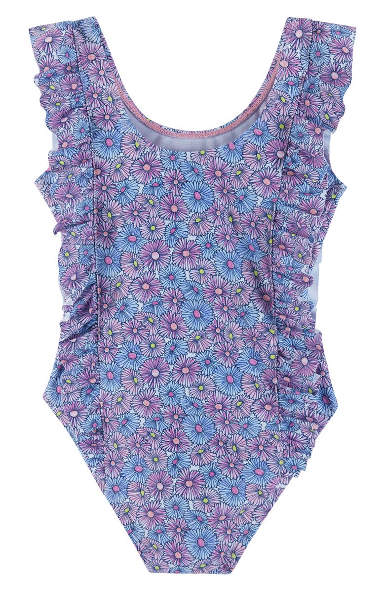 Andy & Evan Kids' Floral Ruffle One-Piece Swimsuit | Nordstromrack