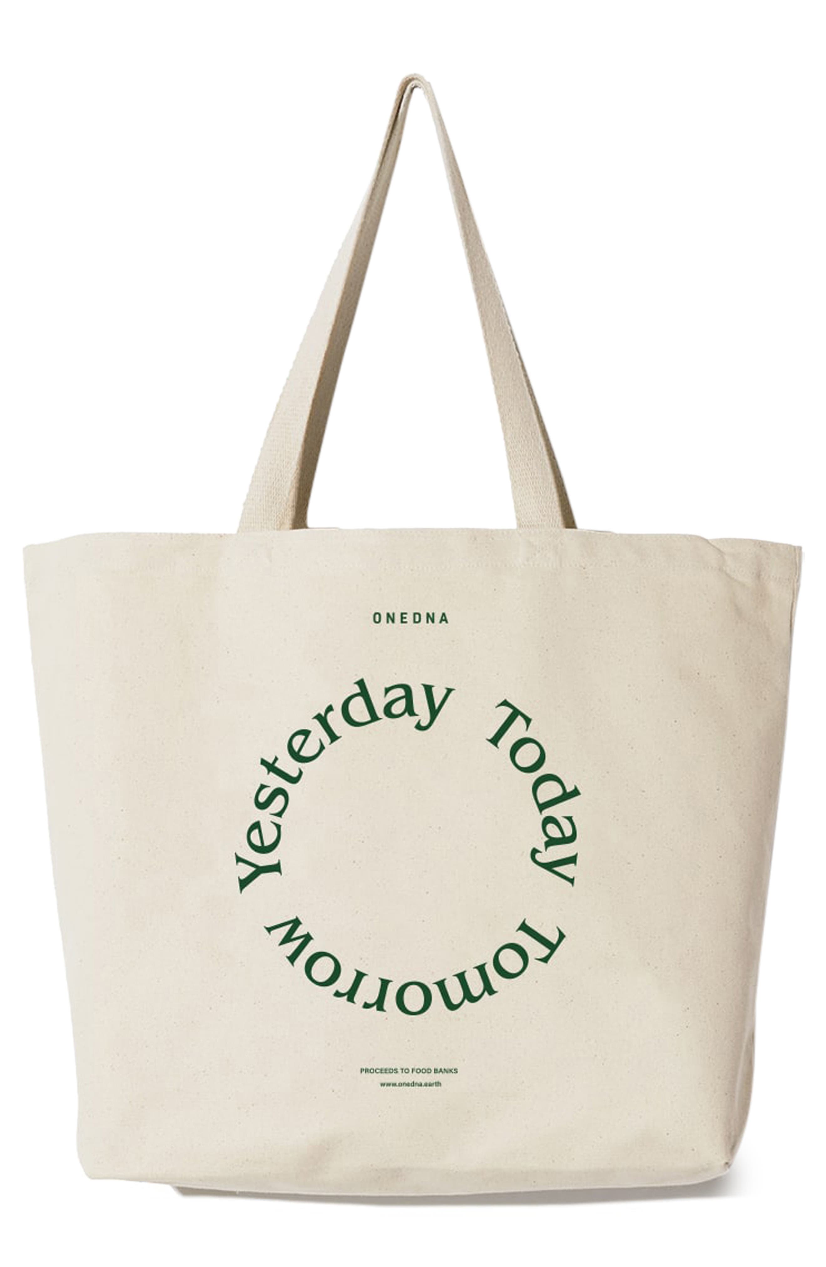 One DNA Yesterday Today Tomorrow Graphic Canvas Tote | Nordstromrack