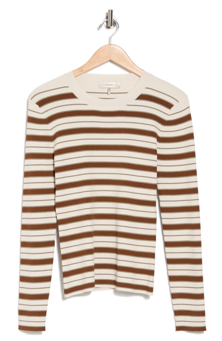 FRAME Stripe Ribbed Sweater | Nordstromrack