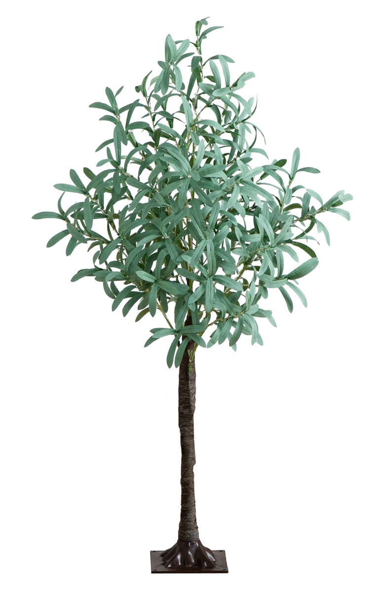 NEARLY NATURAL 4-Foot Pre-Lit Artificial Olive Tree | Nordstromrack