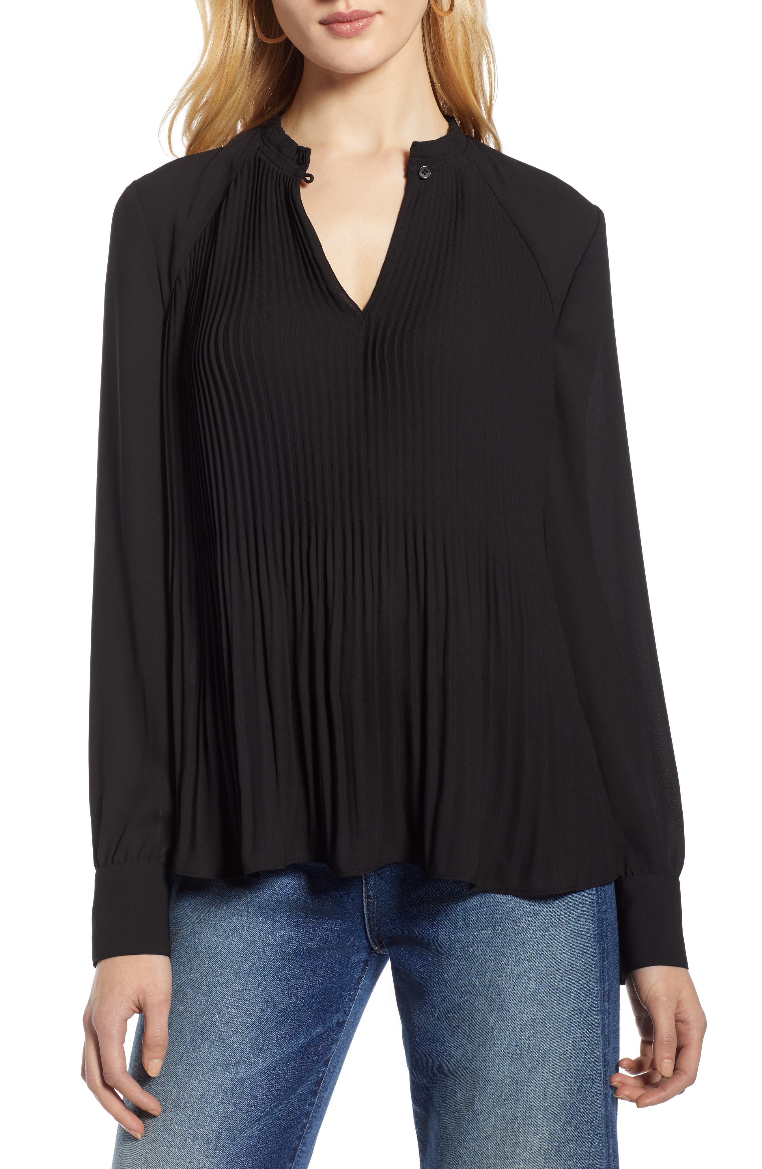 Halogen® Pleat Detail Blouse | Nordstromrack