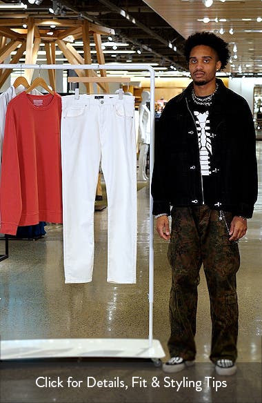 34 Heritage Courage Straight Leg Jeans (White Urban | Nordstrom