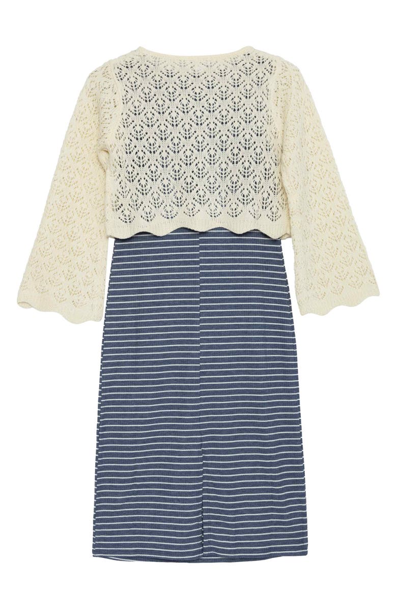 Speechless Kids' Mixed Media Dress | Nordstromrack