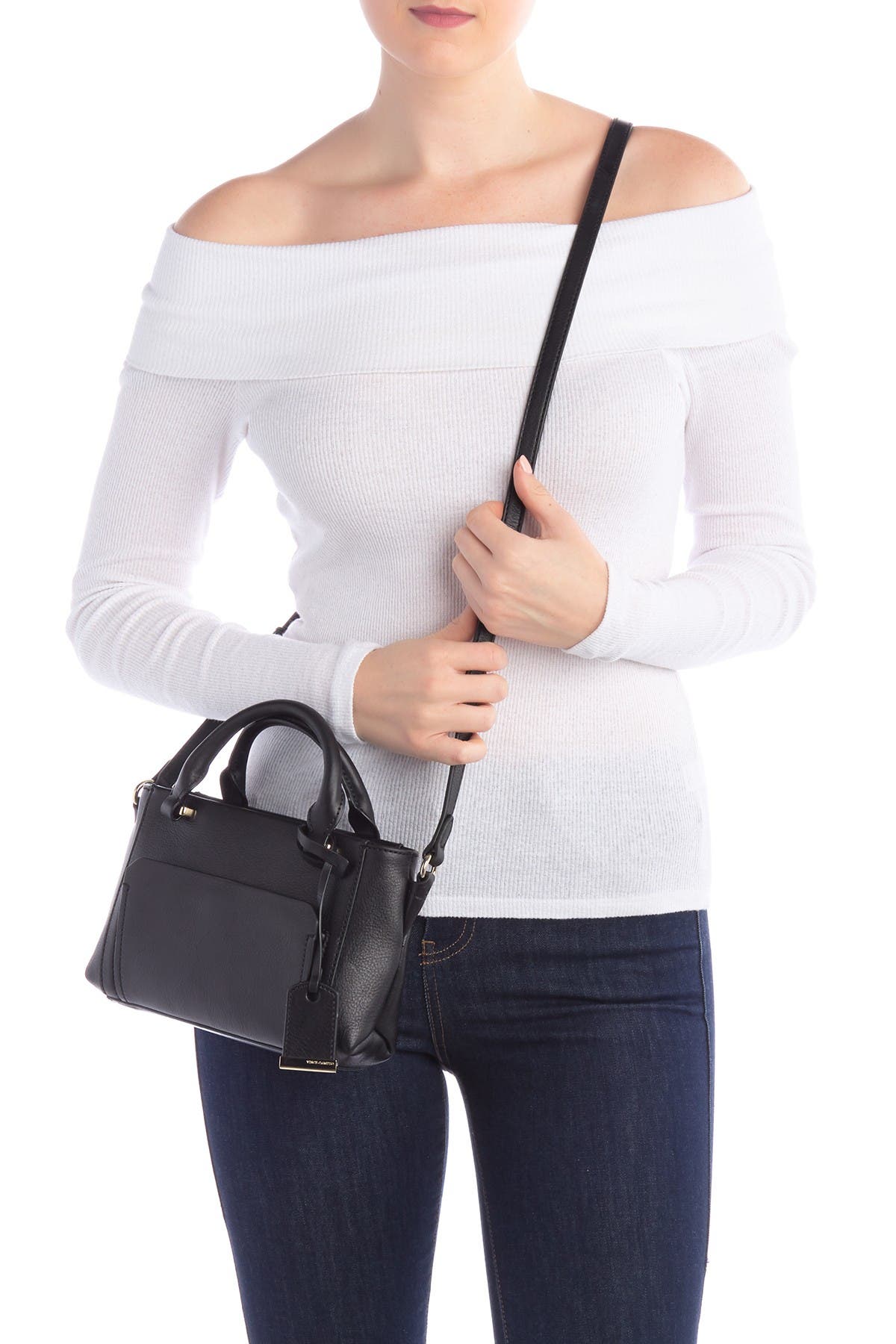 Vince Camuto Lina Small Leather Crossbody Bag | Nordstromrack