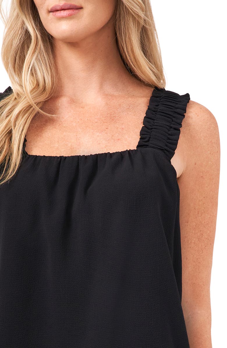 CeCe Ruffle Sleeveless Swing Top | Nordstromrack