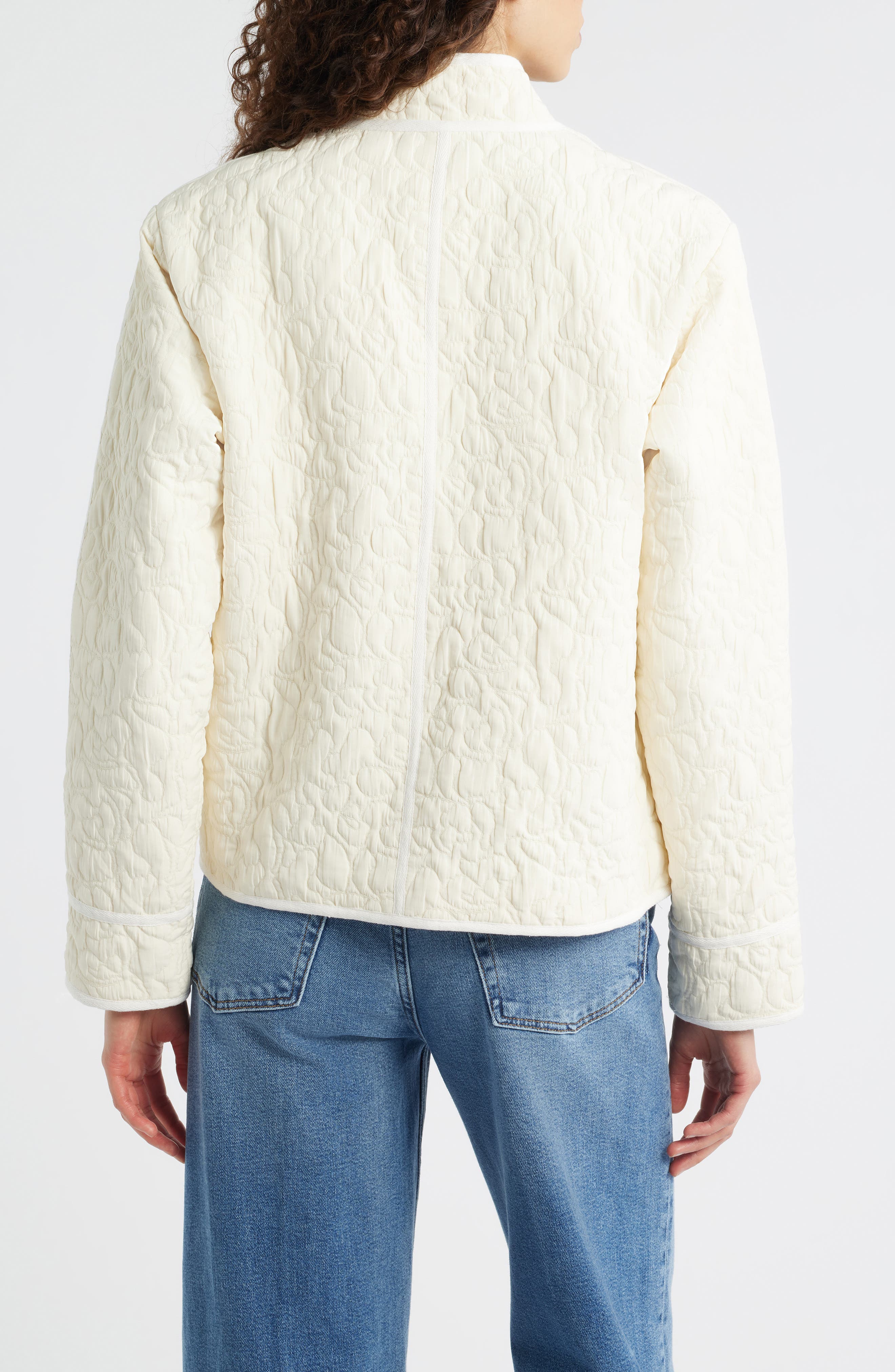 Bernardo Quilted Jacquard Jacket | Nordstrom