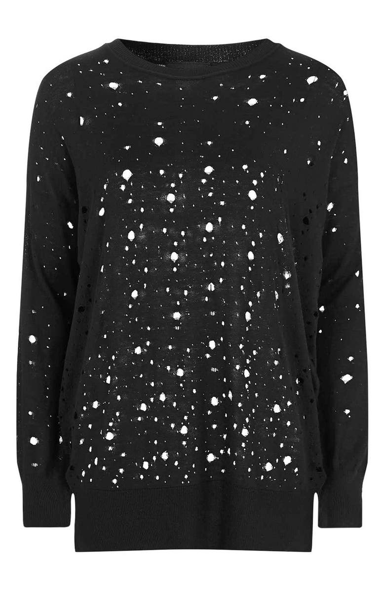 Topshop Holey Punk Sweater | Nordstrom