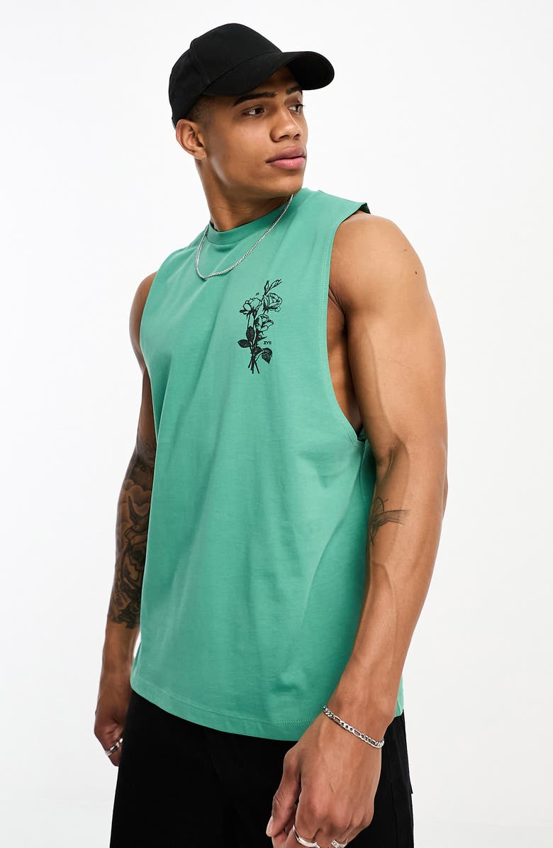ASOS DESIGN Rose Graphic Tank | Nordstromrack