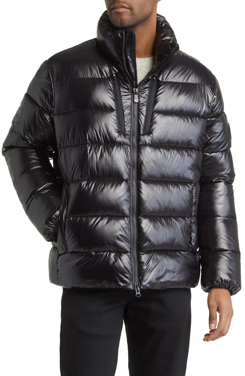 Save The Duck Mitch High Gloss Insulated Water Repellent Puffer Jacket ...