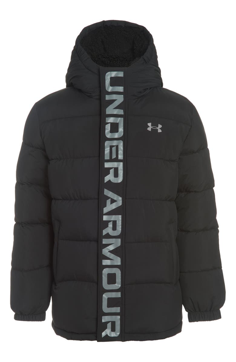 Under Armour Kids' Magnus Water Repellent Faux Shearling Lined Puffer ...