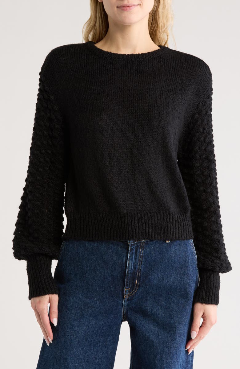 Melrose and Market Bobble Sleeve Sweater | Nordstromrack
