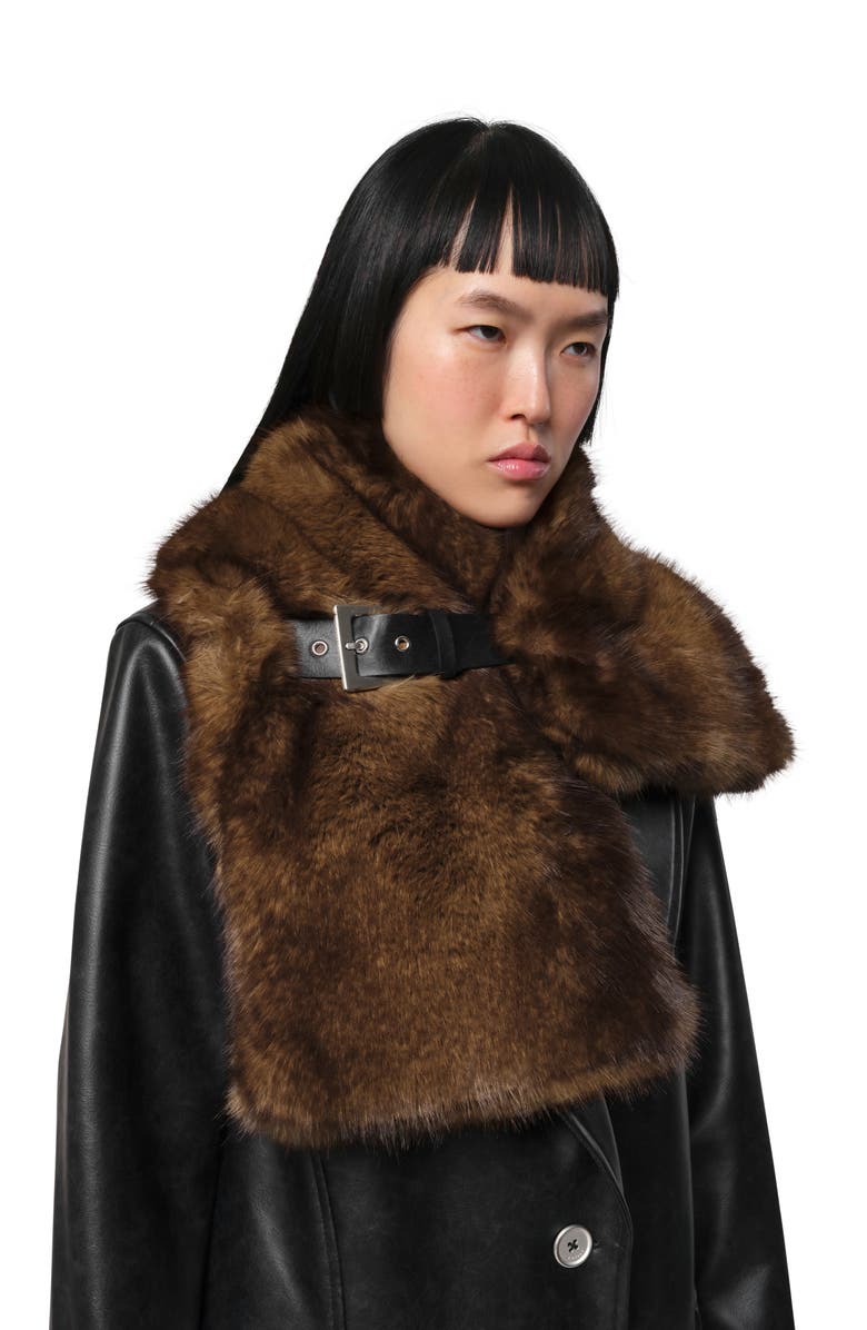 Apparis Rowen Pluche™ Faux Fur Scarf with Belt Closure | Nordstromrack