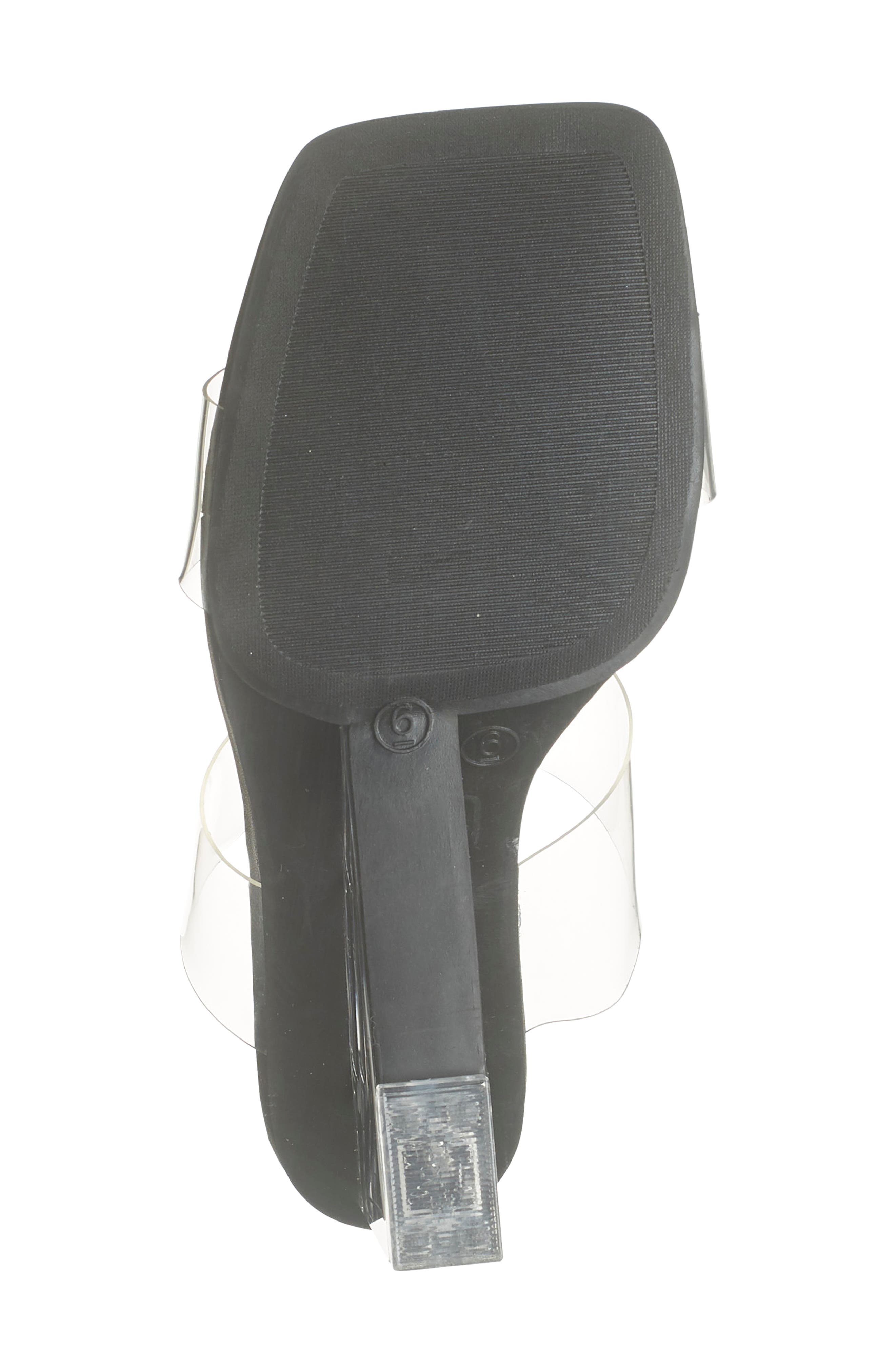 WILD DIVA LOUNGE Frankie Clear Strap Heeled Sandal (Women) | Nordstromrack