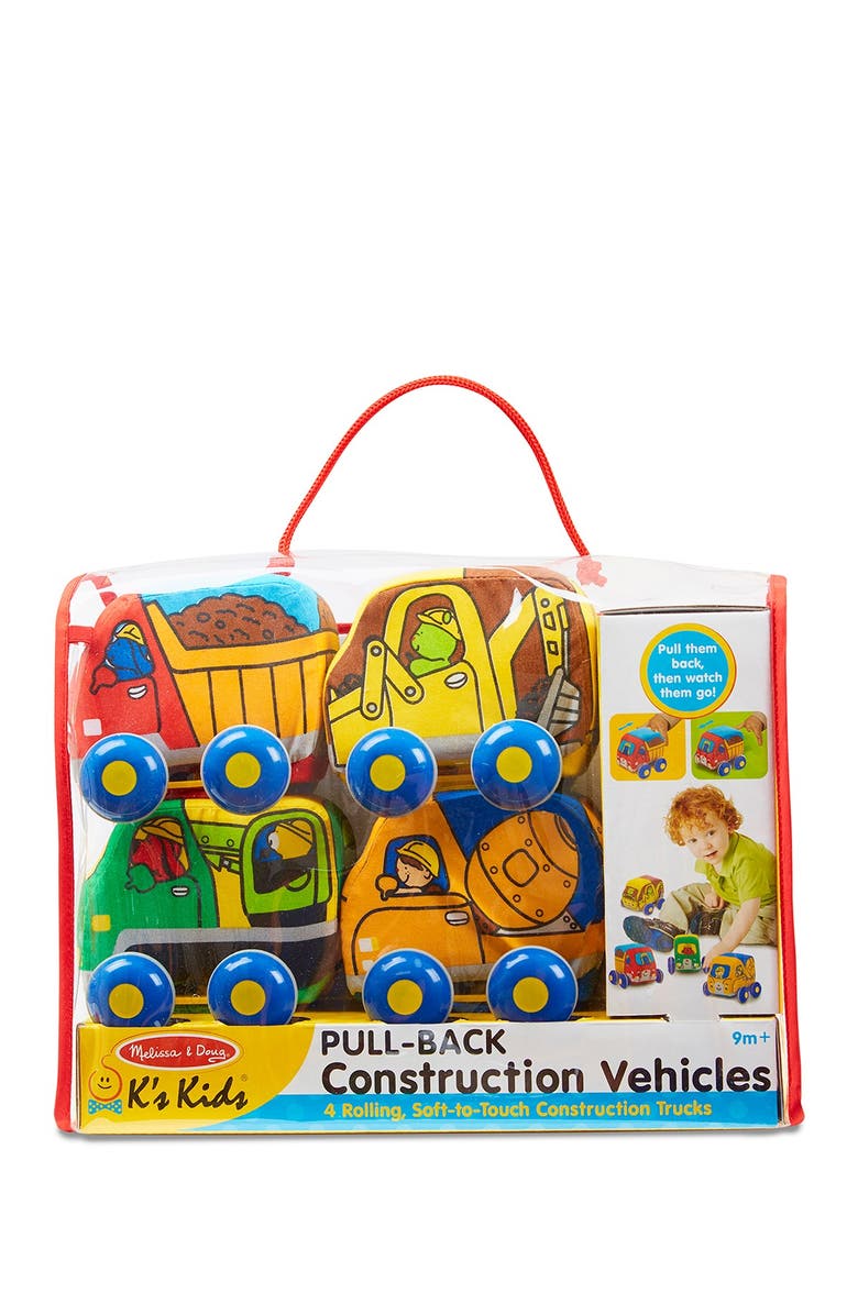 Melissa & Doug Pull Back Construction Vehicle Playset | Nordstrom