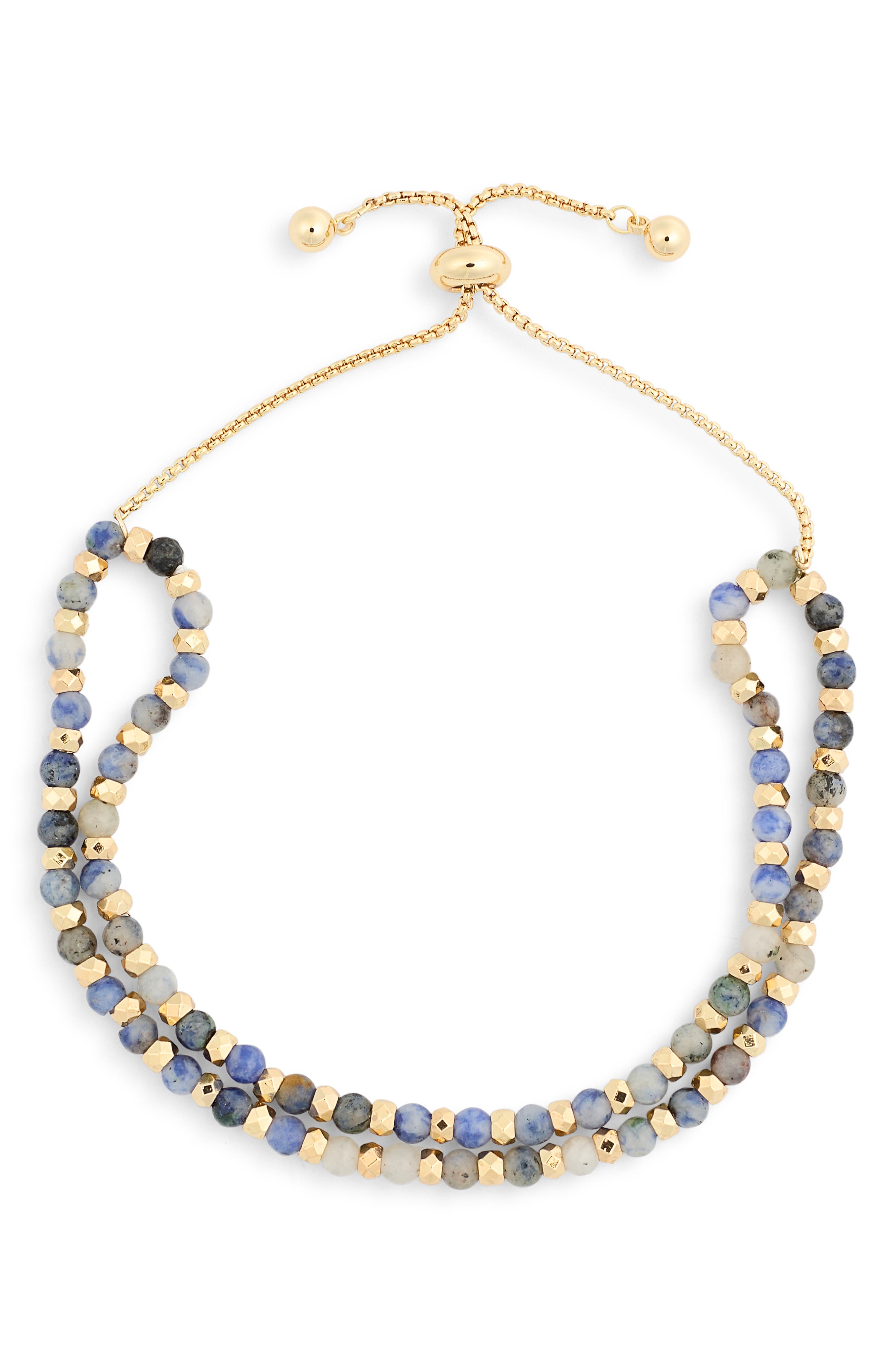 Leith Beaded 2-Row Slider Bracelet | Nordstromrack