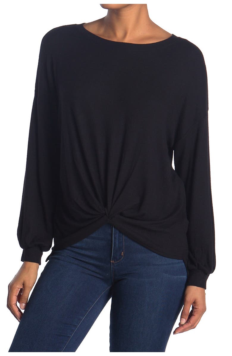 FIFTEEN TWENTY Twist Front Long Sleeve Top | Nordstromrack