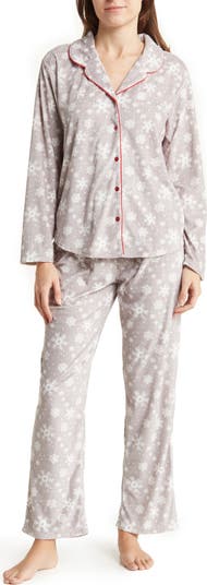 PJ COUTURE Printed Velour Pajamas | Nordstromrack