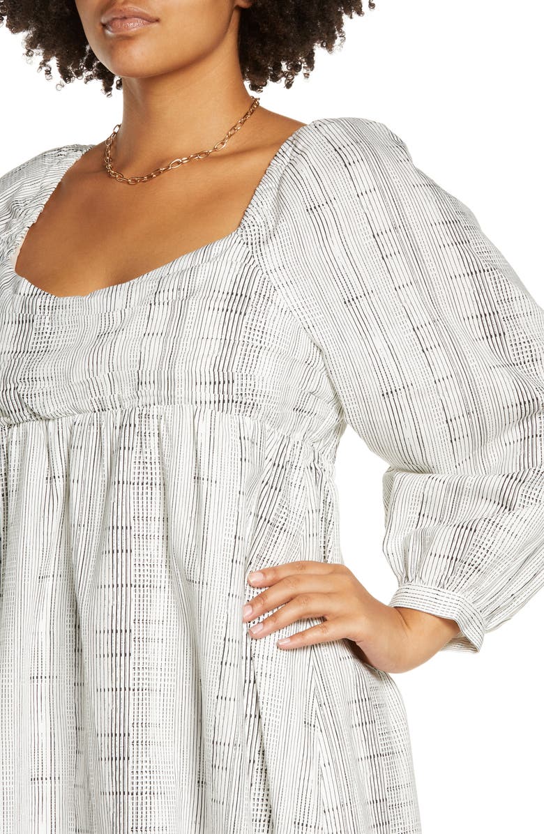 Open Edit Tie Back Babydoll Dress | Nordstromrack