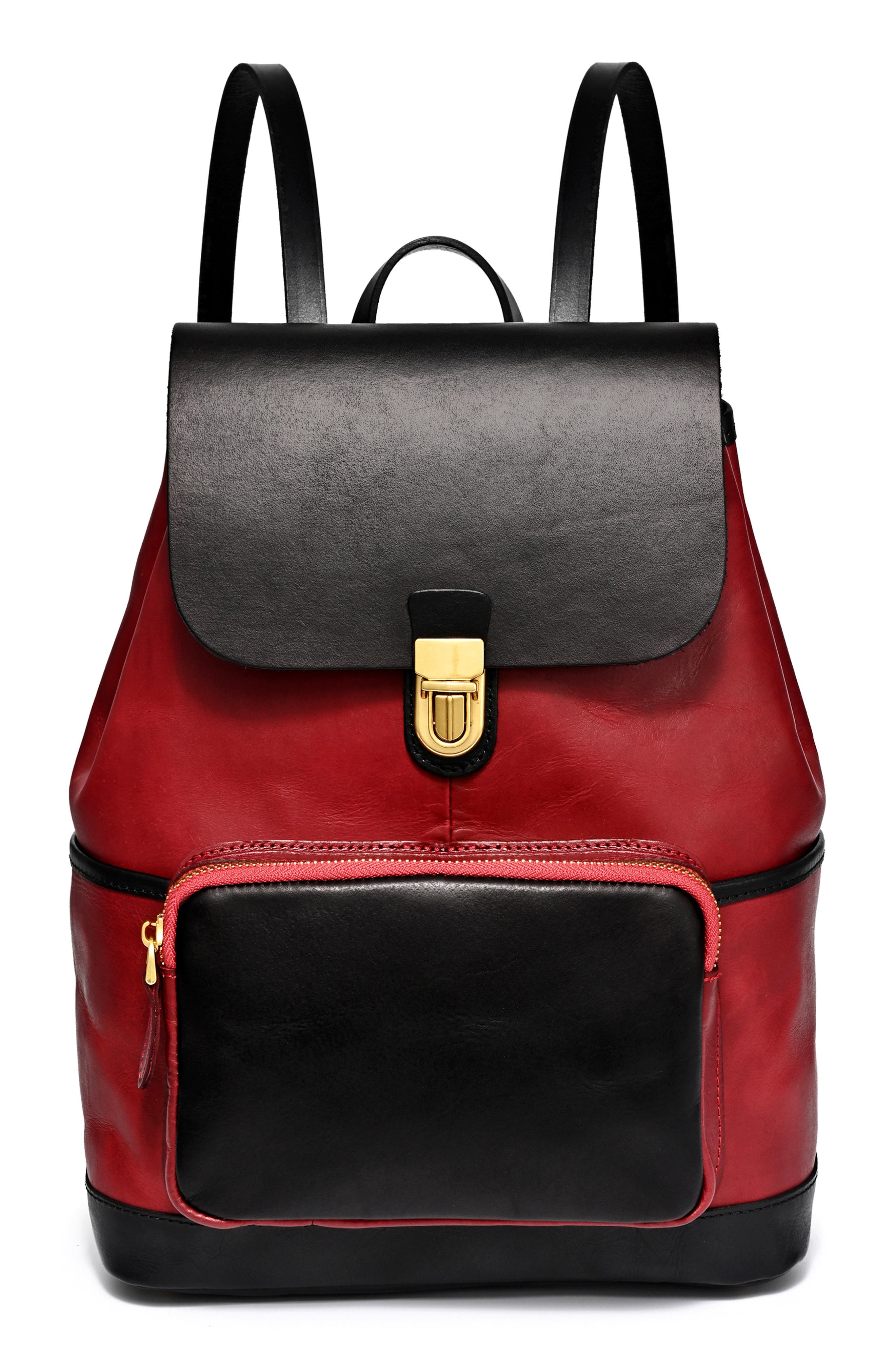 OLD TREND Out West Two-Tone Leather Backpack | Nordstromrack