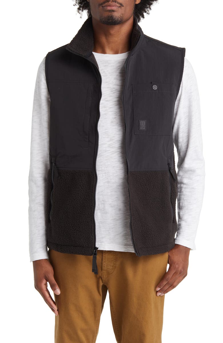 Topo Designs Subalpine Vest with High Pile Fleece Trim | Nordstrom