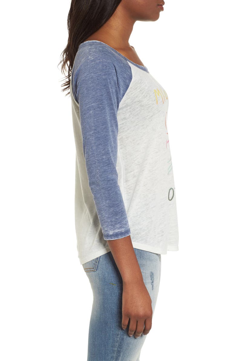 Lucky Brand Make Luck Not War Baseball Tee | Nordstrom