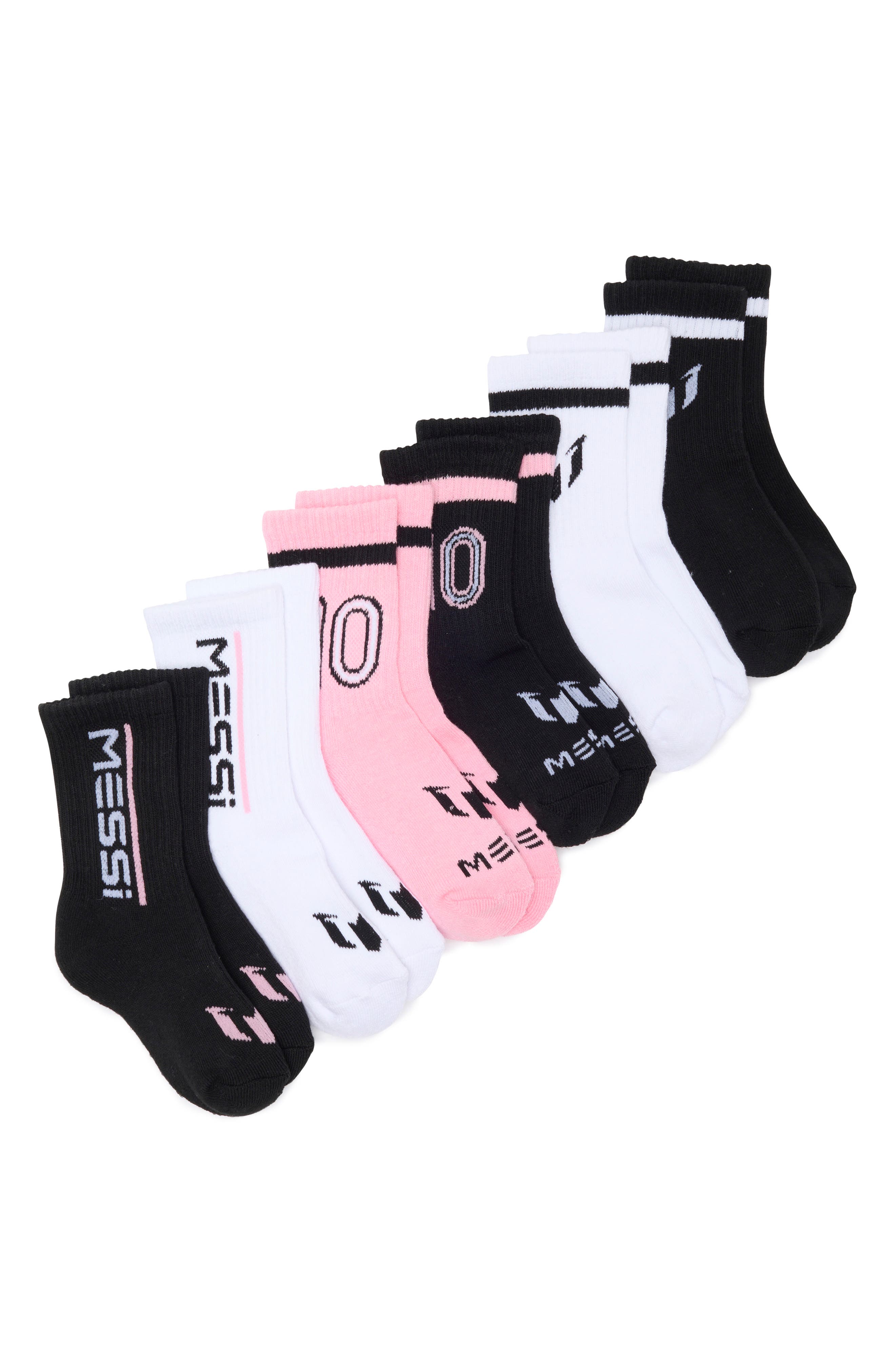 Messi Kids' Messi Big 10 6-Pack Crew Socks | Nordstromrack